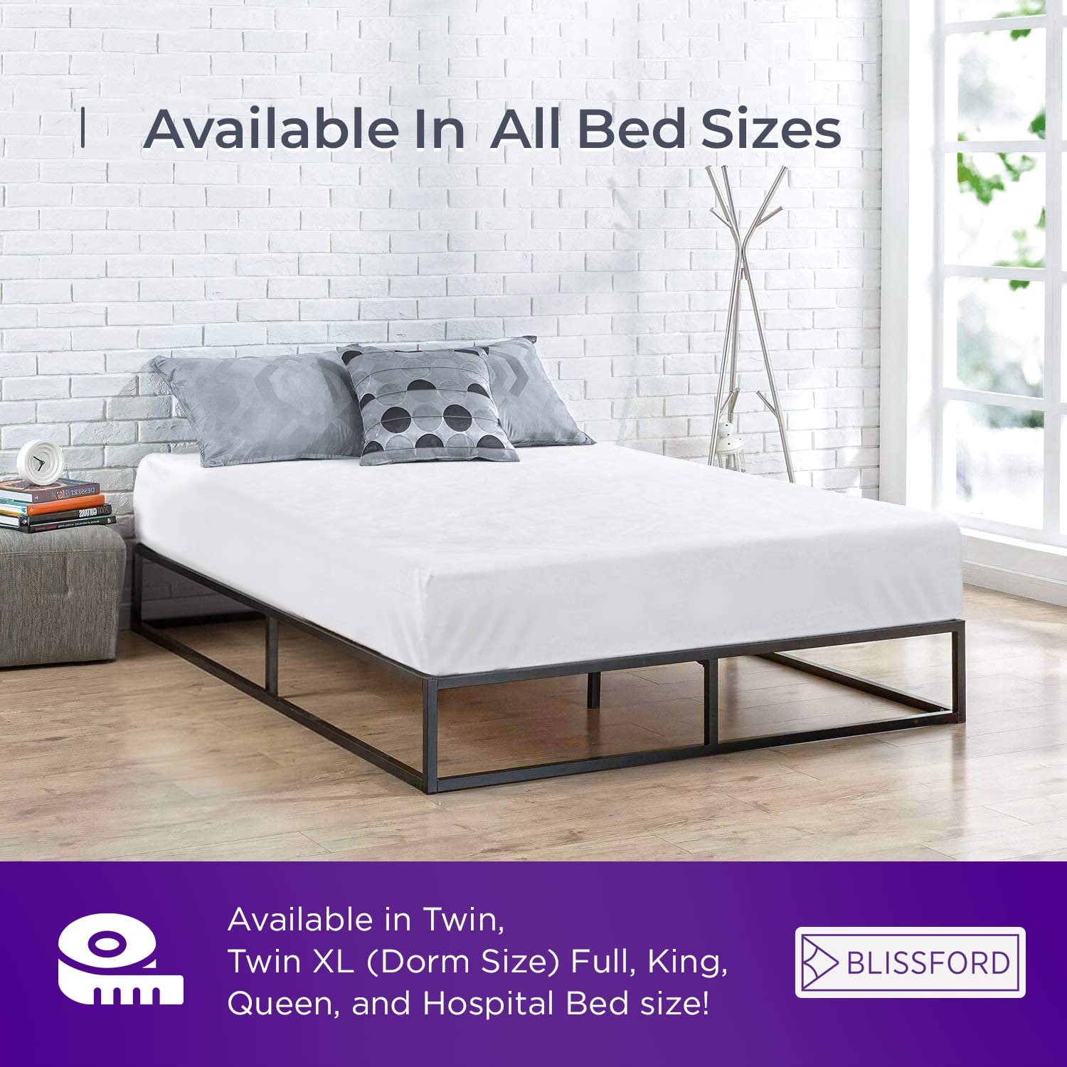 Plastic Mattress Protector Twin XL, Fitted Sheet Style, Waterproof Vinyl Mattress Cover, Heavy Duty Breathable - Bed Wetting and Spill Protection for Mattress by Blissford