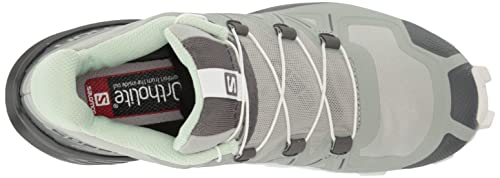 Salomon womens Salomon Women's Speedcross 5 for Women Trail Running Shoe, Wrought Iron/Spray/White, 9.5 US