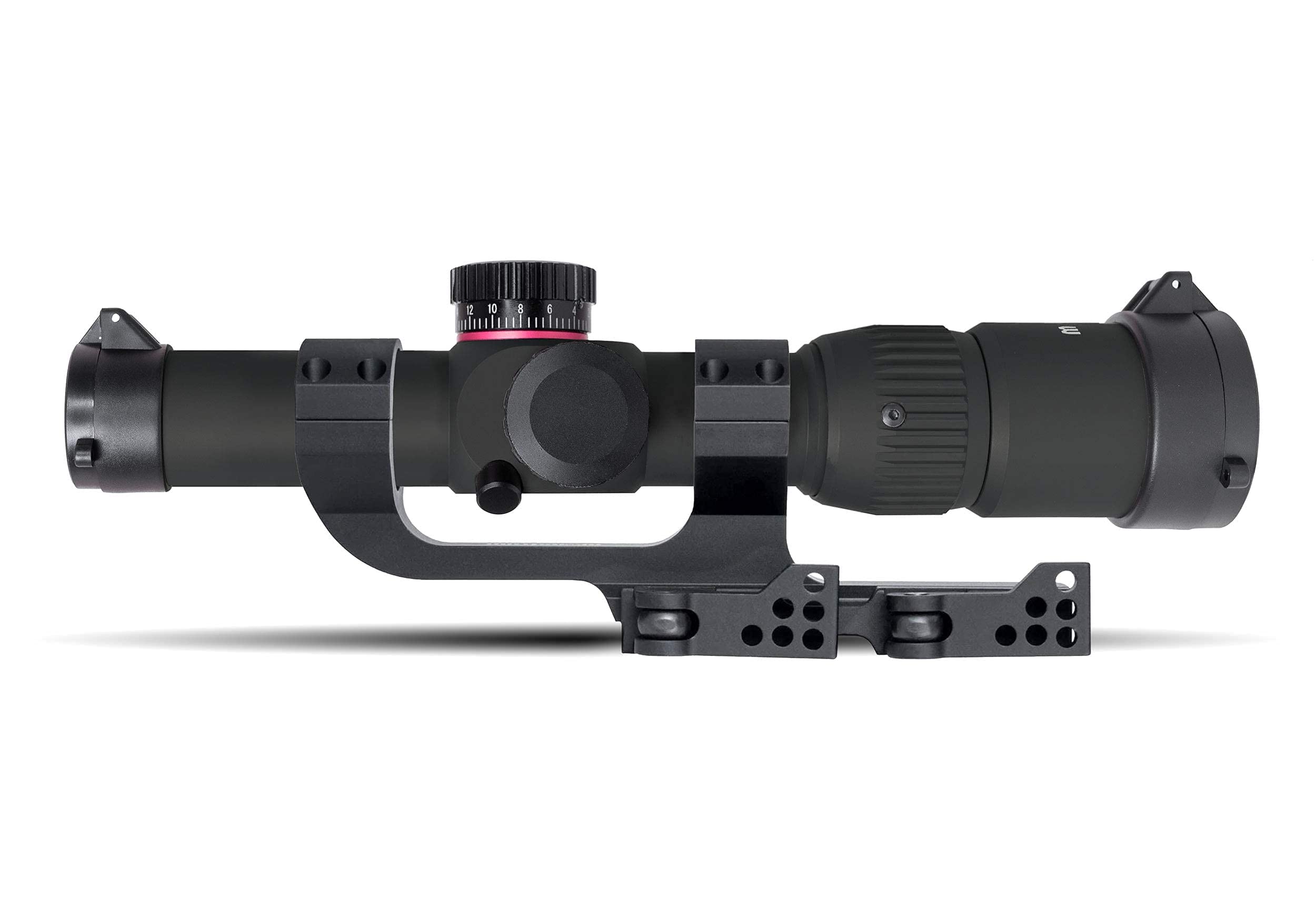 Monstrum G2 1-6x24 First Focal Plane (FFP) Rifle Scope with Illuminated BDC Reticle | ZR302 Quick Release Scope Mount | Bundle