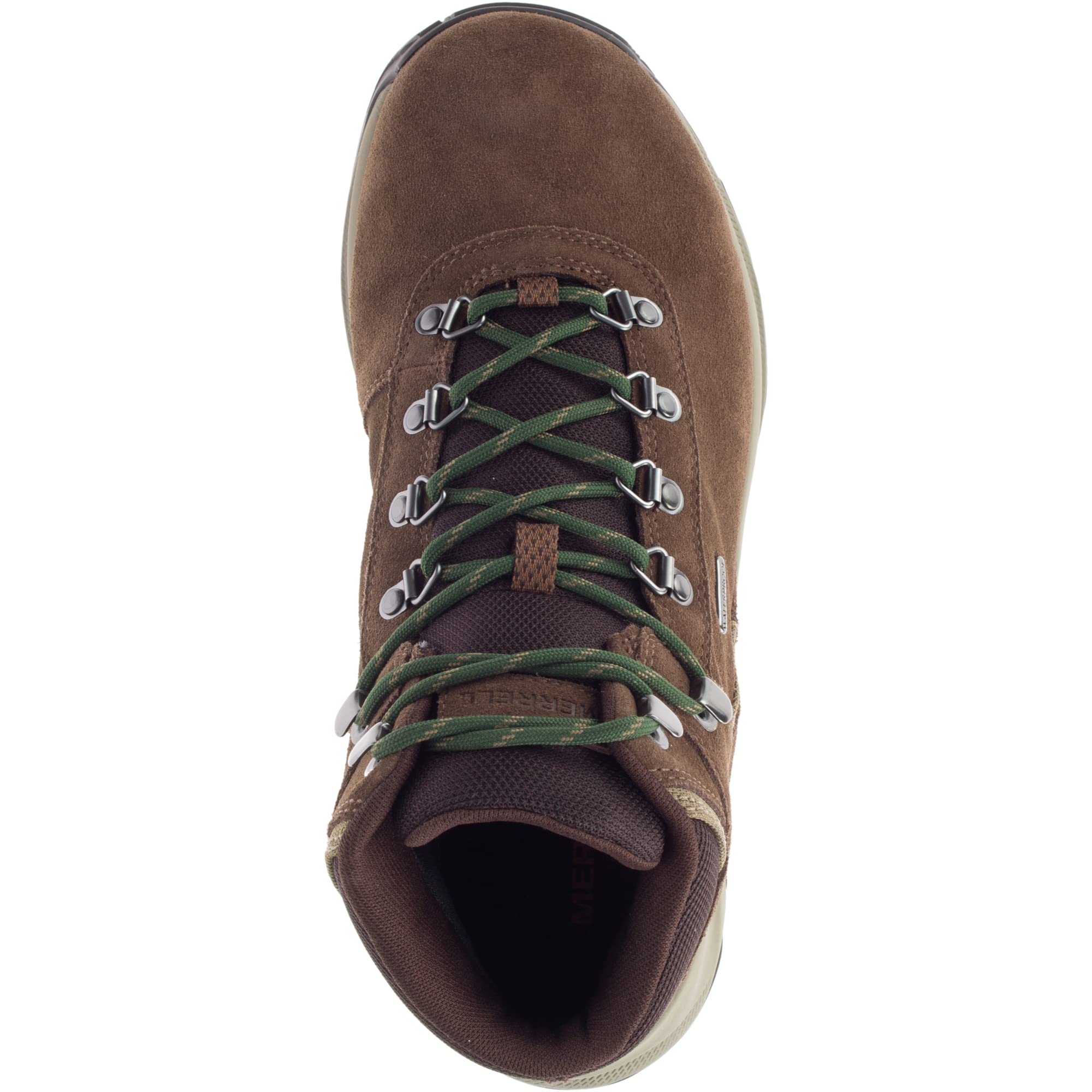 Merrell mens Erie Mid Waterproof Hiking Boot, Green, 10.5 US
