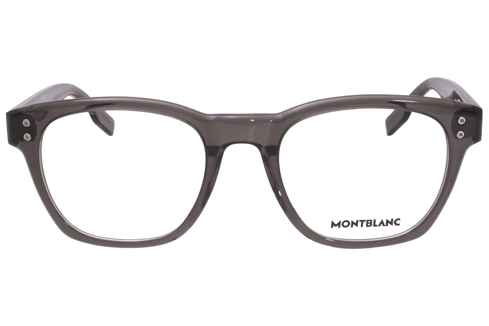 Mont Blanc MB0122O Grey 51/20/155 men Eyewear Frame (Grey, 51)