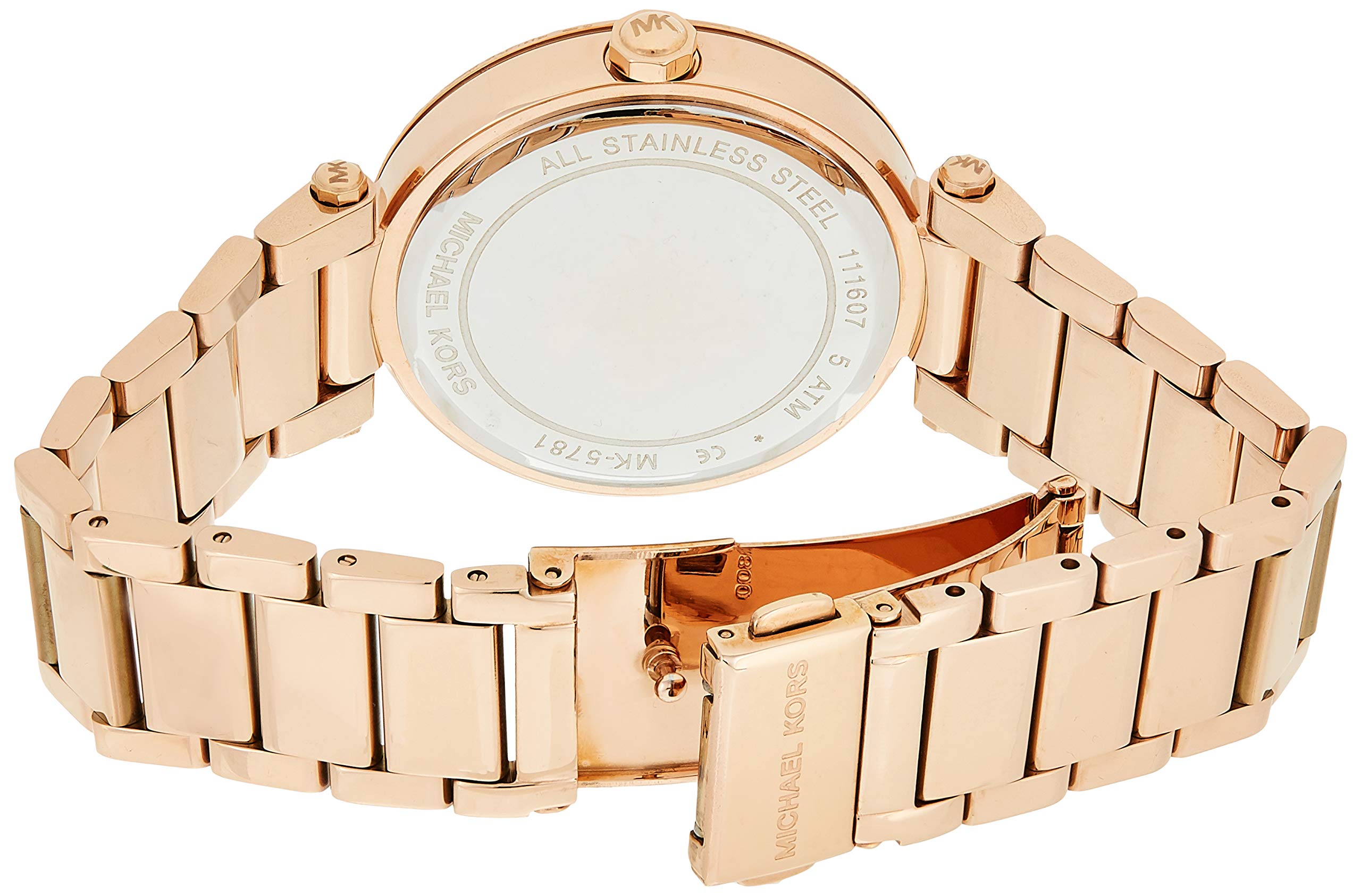 Michael Kors Women's Parker Rose Gold Tone Stainless Steel Watch MK5781