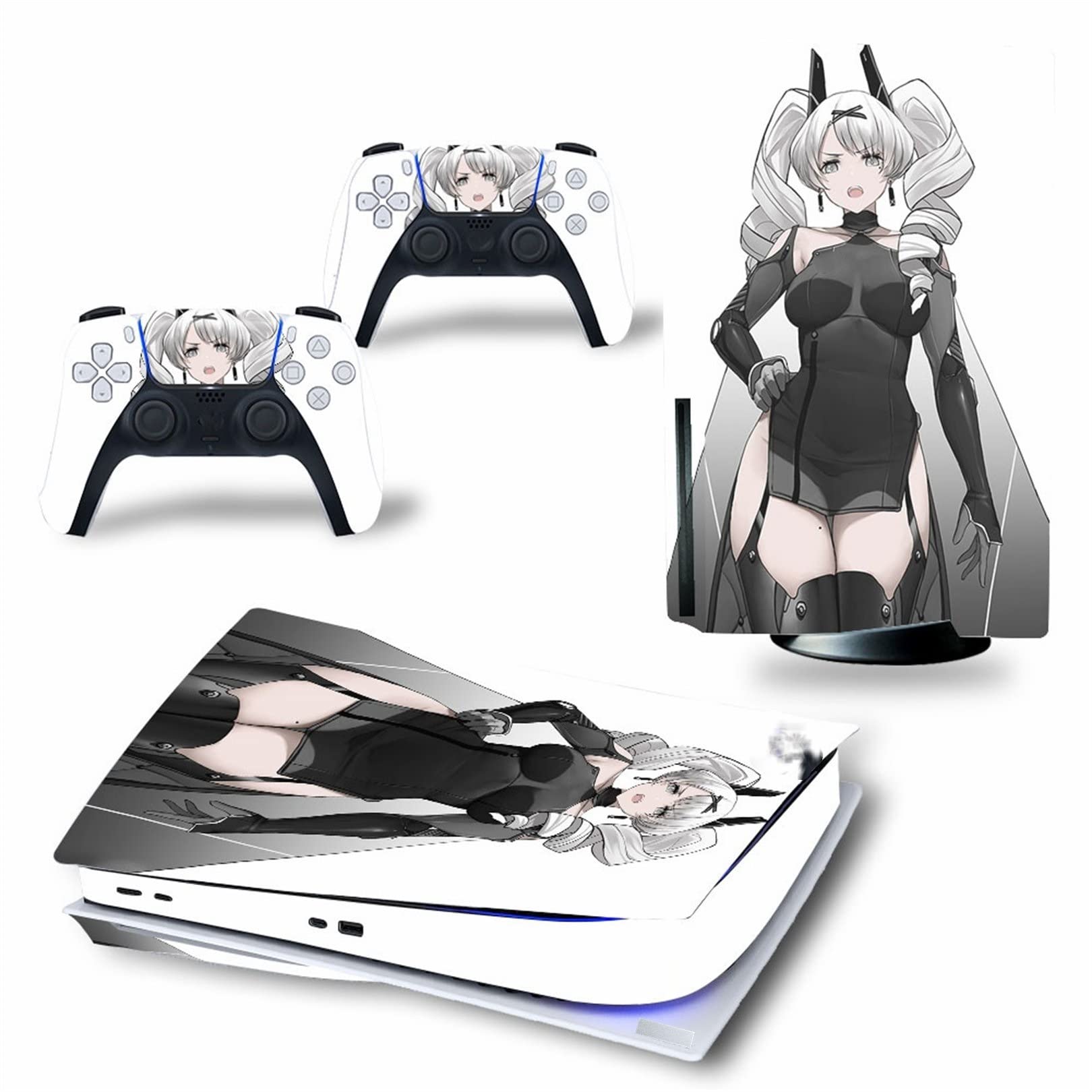 Top factory BUCEN for PS5 Skin Disc Edition & Digital Edition Console and Controller Vinyl Cover Skins Wraps Scratch Resistant, Compatible with for PS5 920565 Anti Scratch (Size : Digital Edition)