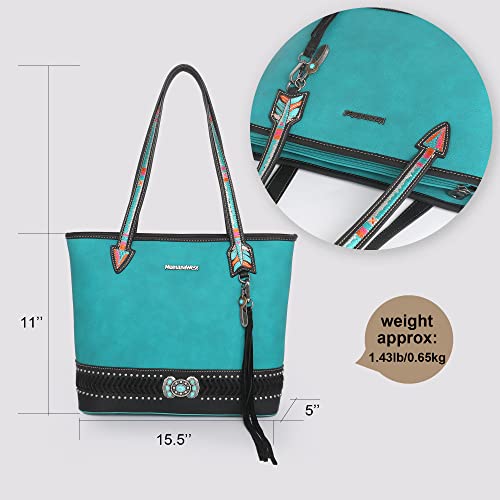Montana West Concho Collection Western Purse Concealed Carry Totes Large Handbag for Women