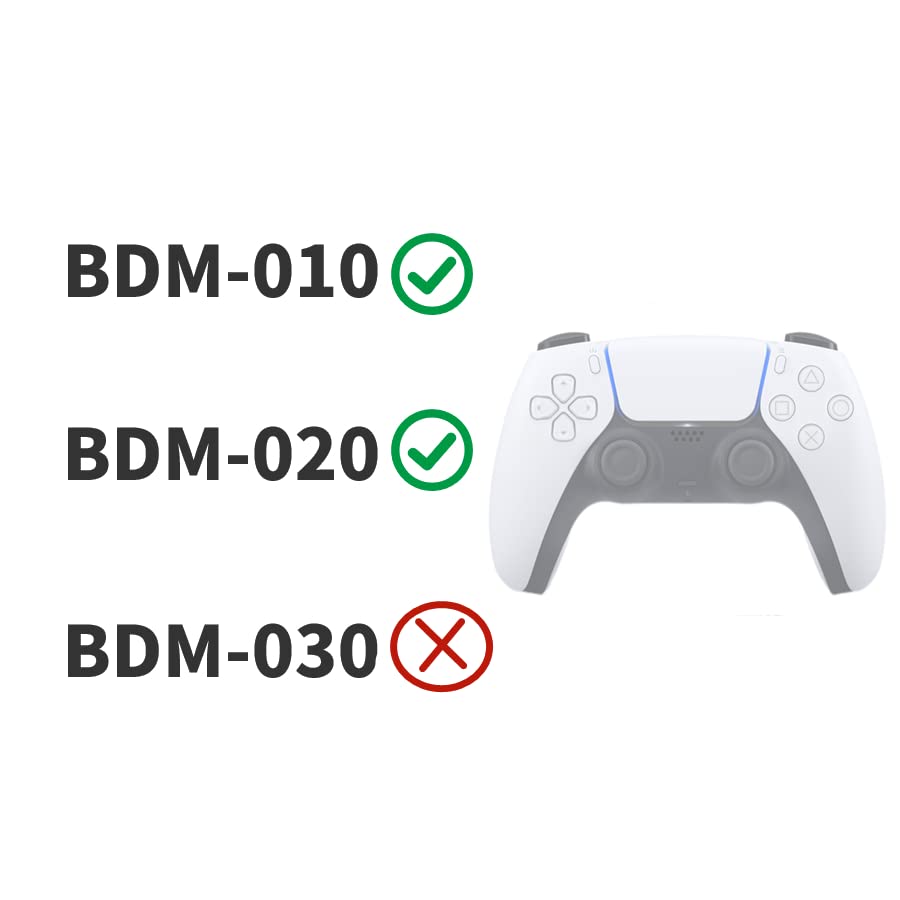 Touchpad Front Housing Shell for PS5 Controller Luminous DIY Shell Custom Touch Pad Cover Faceplate BDM-010/020