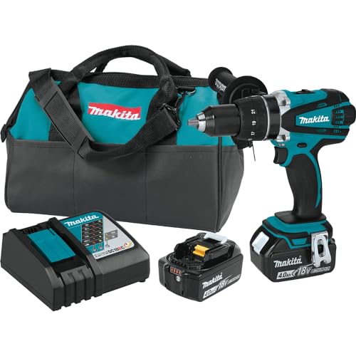 Makita XFD03M 18V LXT Lithium-Ion Cordless 1/2" Driver-Drill Kit (4.0Ah)