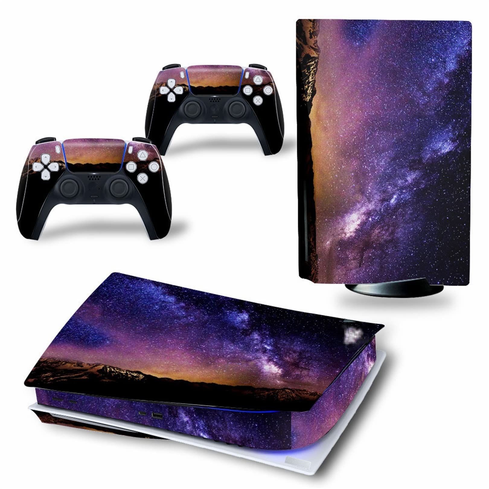Top factory BUCEN for PS5 Skin Disc Edition & Digital Edition Console and Controller Vinyl Cover Skins Wraps Scratch Resistant, Compatible with for PS5 185704 Anti Scratch (Size : Disc Version)