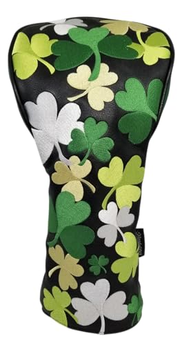 ReadyGOLF Shamrocks All-Over Embroidered Driver Headcover