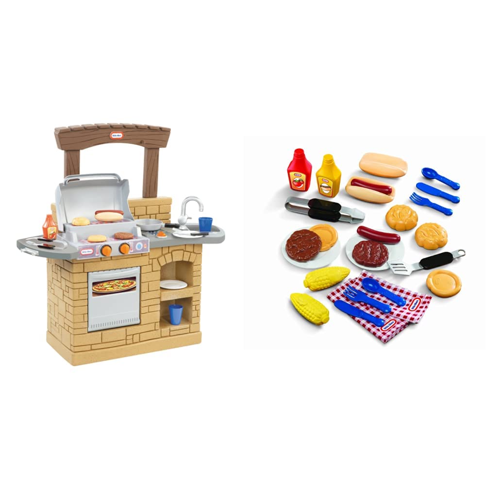 Little Tikes Cook 'n Play Outdoor BBQ and Grillin' Goodies Bundle