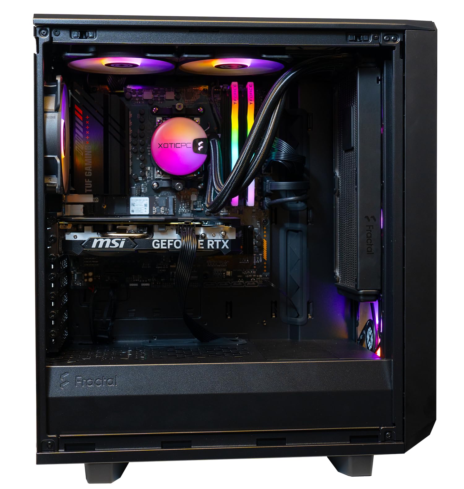 Meshify C Gaming Desktop (Intel i9-14900KF 24-Core 6.0GHz Turbo, RTX 4060 8GB, 2TB NVMe SSD, 64GB DDR5, Win 11H) Gamer Computer PC