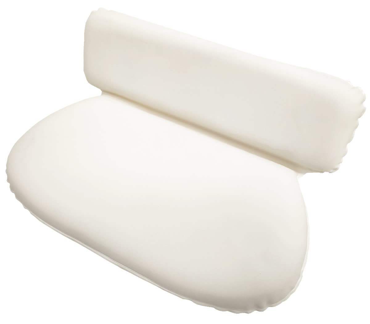 Yhanbelle Ergonomic Bath Pillow, Relaxing Spa Tub Cushion,Waterproof Bathtub Head Neck Support with 5 Non-Slip Suction Cups,Fits Curved or Straight Back Tubs