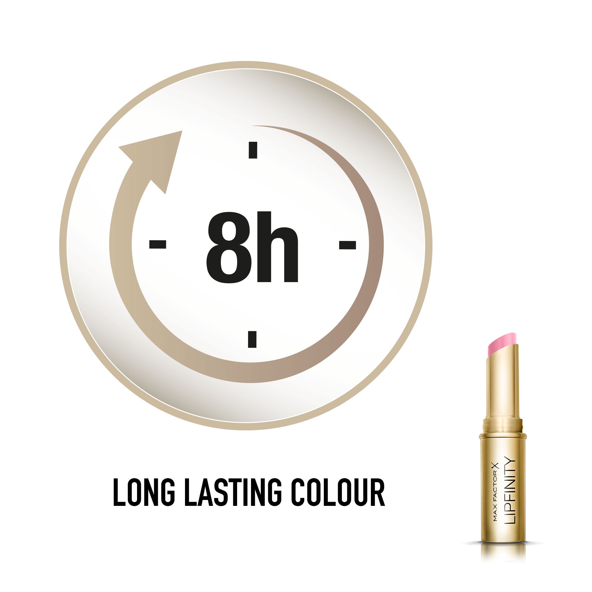 Max Factor Lipfinity lipstick for women, 10 stay exclusive, 0.14 Ounce