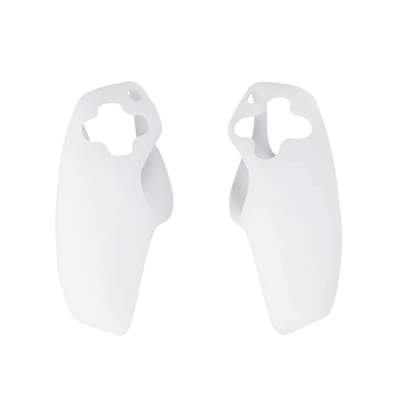 Toxxos PS5 handle split silicone protective cover particle anti-fall non-slip protective cover ps5 handle silicone cover (white)