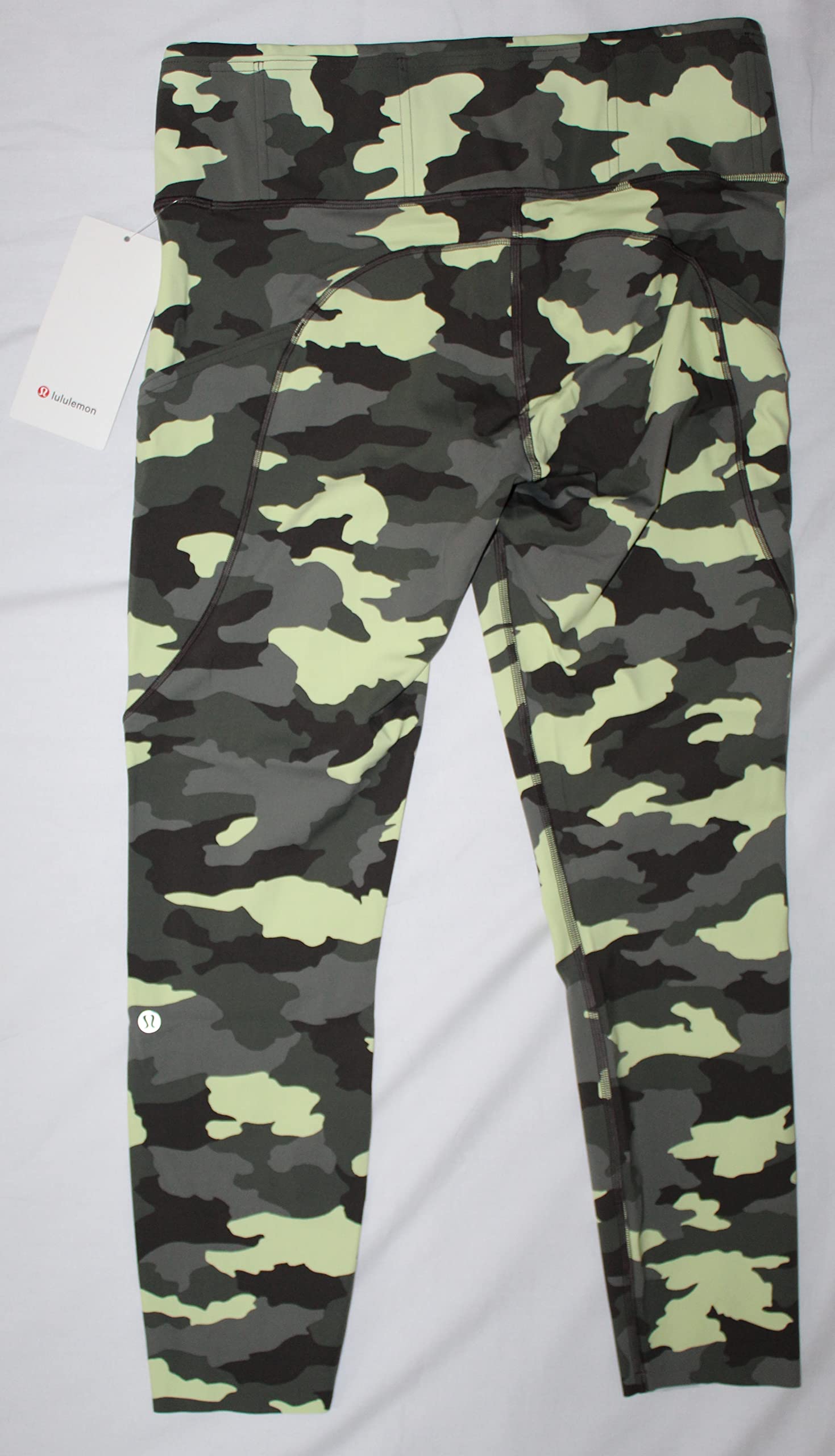 Lululemon Women's Fast and Free HR Tight 25" (Size 10) Camouflage Camo Tights