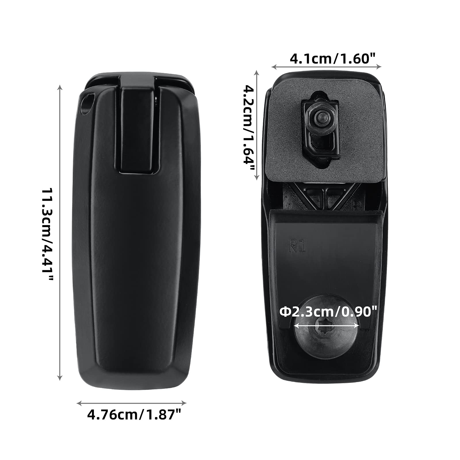 Rear Window Liftgate Glass Hinge Set Right&Left Compatible with Ford 08-12 Escape 08-11 Mercury Mariner 08-11 Mazda Tribute Tailgate Rear Hatch Glass Replaces# 8L8Z78420A68C 8L8Z78420A68D