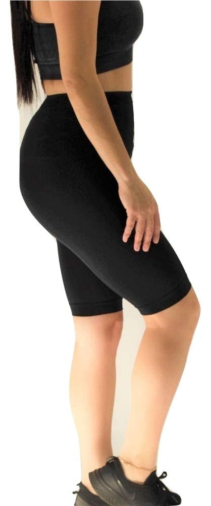 Mojo Compression Socks 20-30mmHg Medical Shorts for Men & Women - Ideal for Post-Surgical Recovery, Varicose Veins, DVT, Lymphedema, Edema, Athletic Support - Black, Medium (M)