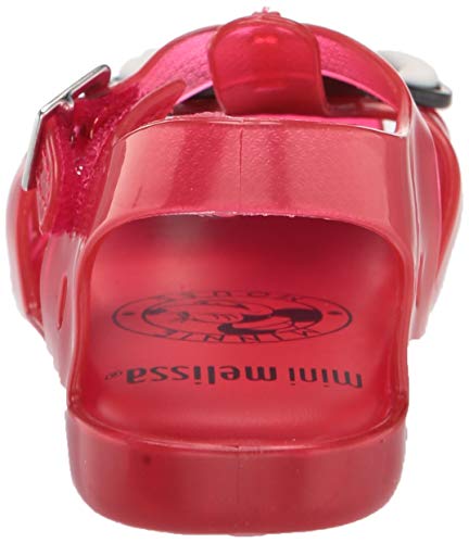 mini melissa Baby-Girl's Mini Aranha + Mickey and Friends Slipper, RED Blue, 10 Medium US Toddler