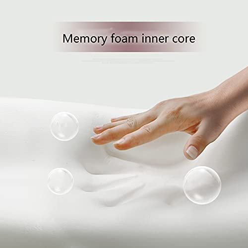 Square Memory Foam Seat Cushion,PU Leather Waterproof Cushion,Solid Color Washable Chair Pad Thicken Office Chair Cushion-White 40x40cm(16x16inch)