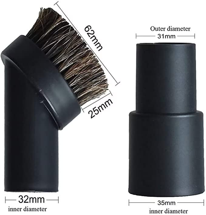 Vacuum Attachments for Shop Vac Accessories 1 1/4 inch & 1 3/8 inch Household Cleaning Kit With Adapter(10 Pcs)