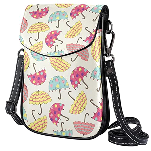 Small Crossbody Bag Cute Umbrella Cell Phone Purse Wallet