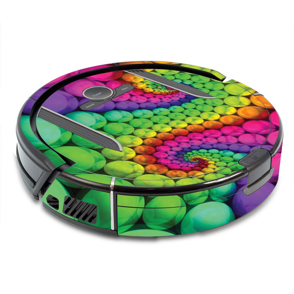 MightySkins Skin Compatible with Shark Ion Robot R85 Vacuum - Hallucinate | Protective, Durable, and Unique Vinyl Decal wrap Cover | Easy to Apply, Remove, and Change Styles | Made in The USA