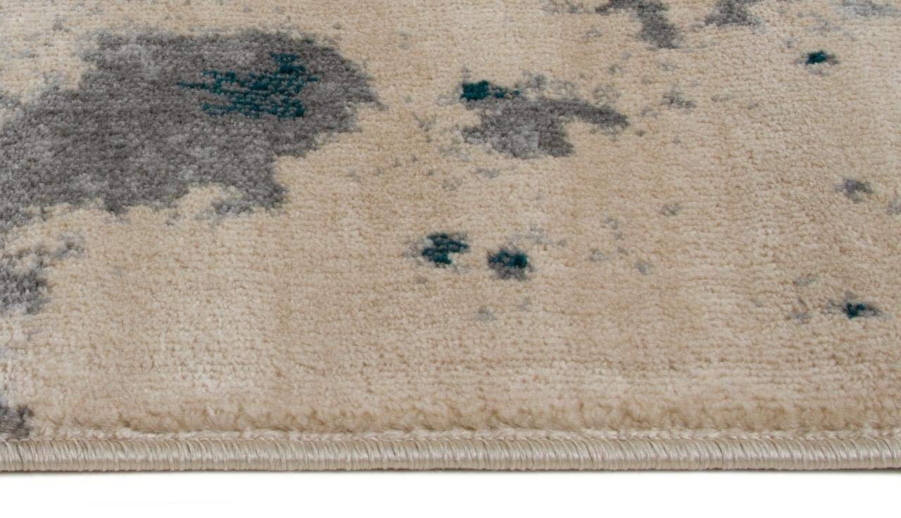 LUXE WEAVERS Abstract Blue 8x10 Area Rug