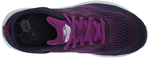 New Balance Women's Fresh Foam Arishi V3 Classic Running Shoe, Plum/Natural Indigo/White, 8.5