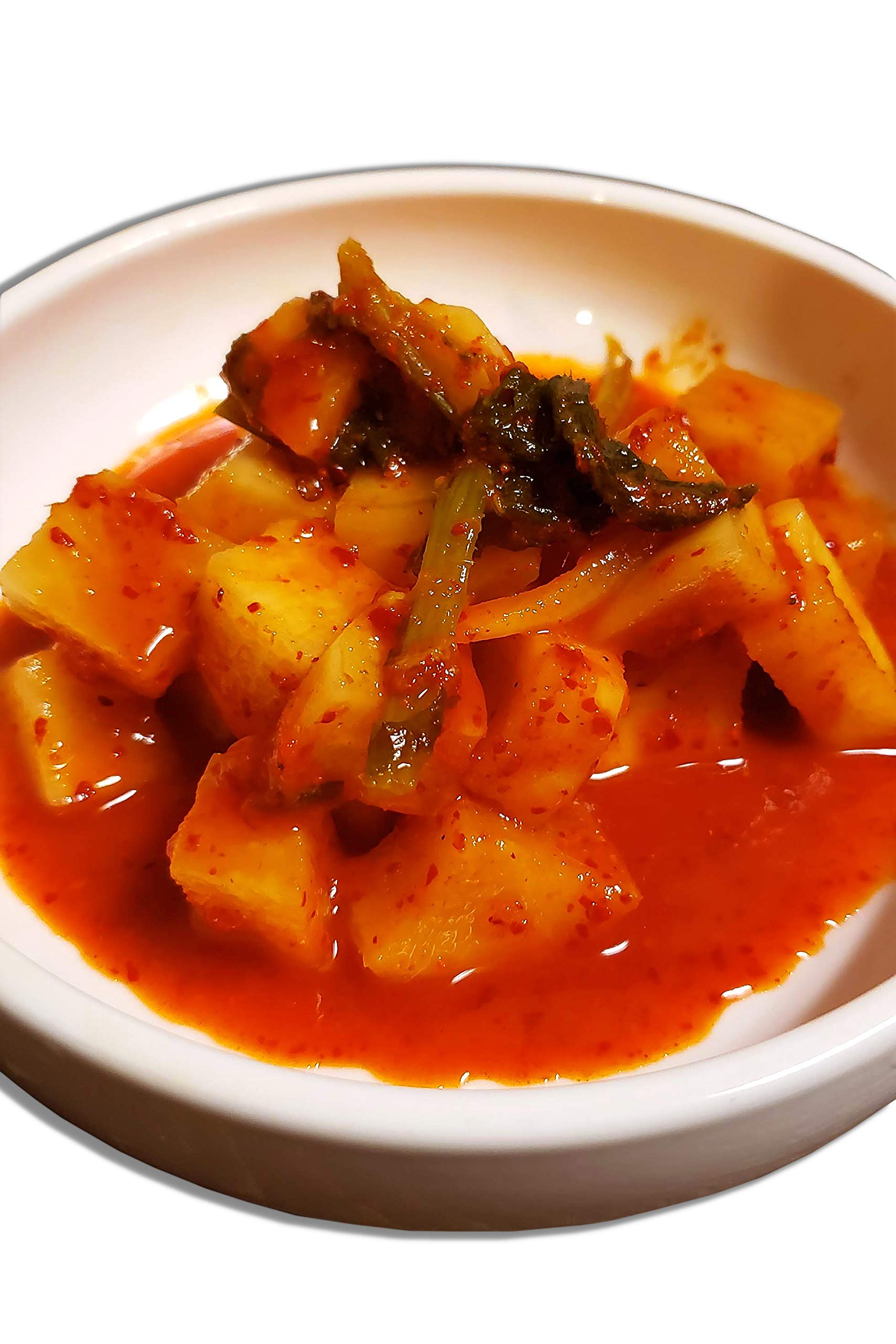 Mama Kim's Kimchi Products (Spicy Radish Kimchi, 3 x 16oz Jar)
