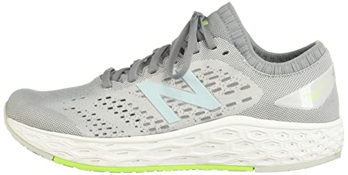 New Balance Women's Fresh Foam Vongo V4 Running Shoe, Light Aluminum/Lime Glo, 5