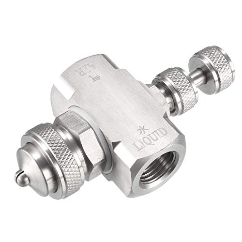 uxcell Air Atomizing Nozzle, 1/4BSPT Misting Low Pressure Siphon Fan-Shape Spray Tip