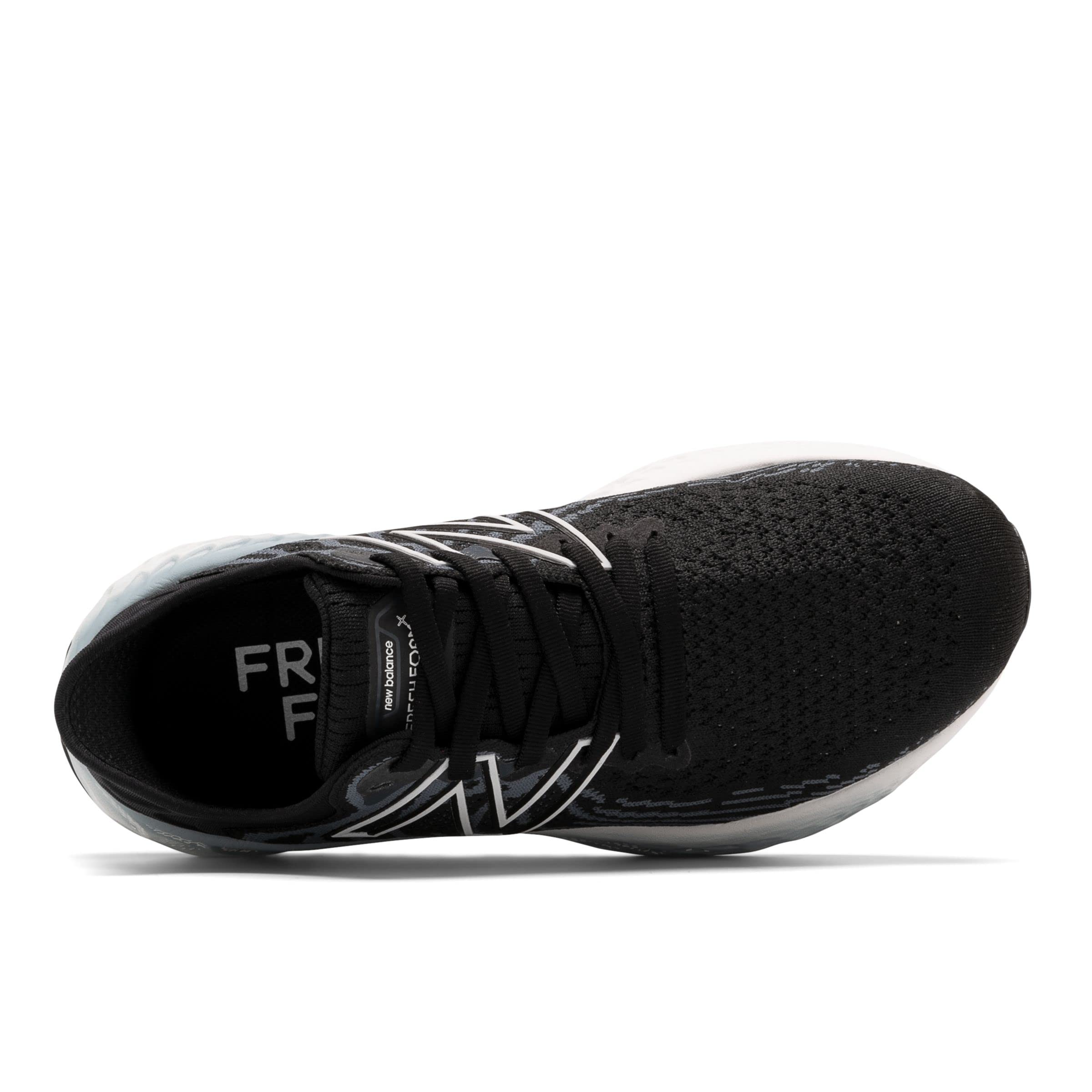 New Balance womens Fresh Foam 1080 V11 Running Shoe, Black/Thunder, 7.5 US