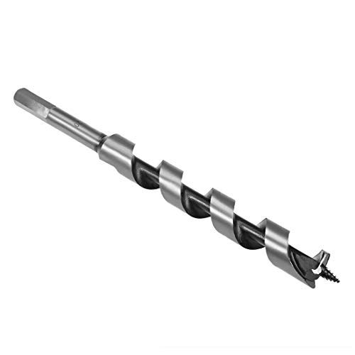 uxcell Auger Drill Bit Wood Hex Shank 20mm Cutting Dia Highbon Steel for Electric Bench Drill Woodworkingpentry