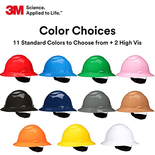 SecureFit Hard Hat SecureFit H-813SFV-UV, Pink, Vented Full Brim Style Safety Helmet with Uvicator Sensor, 4-Point Pressure Diffusion Ratchet Suspension, ANSI Z87.1