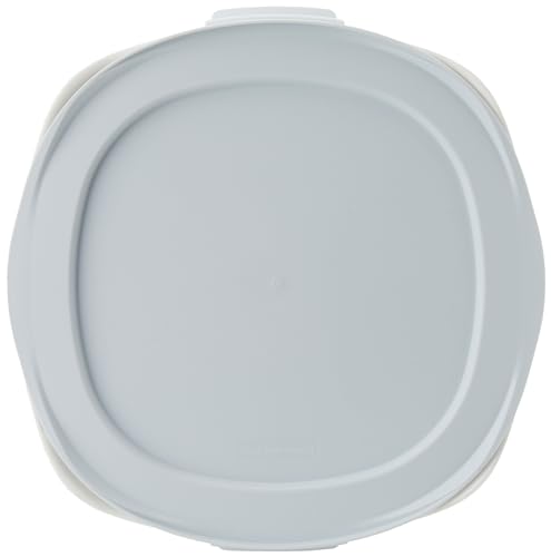 Rubbermaid Glass Baking Dish for Oven, Casserole Dish Bakeware, DuraLite 1.75-Quart, White (with Lid)