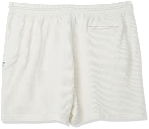 Reebok Men's Standard Shorts, Non-Dyed Off-White/Natural Dye, Medium