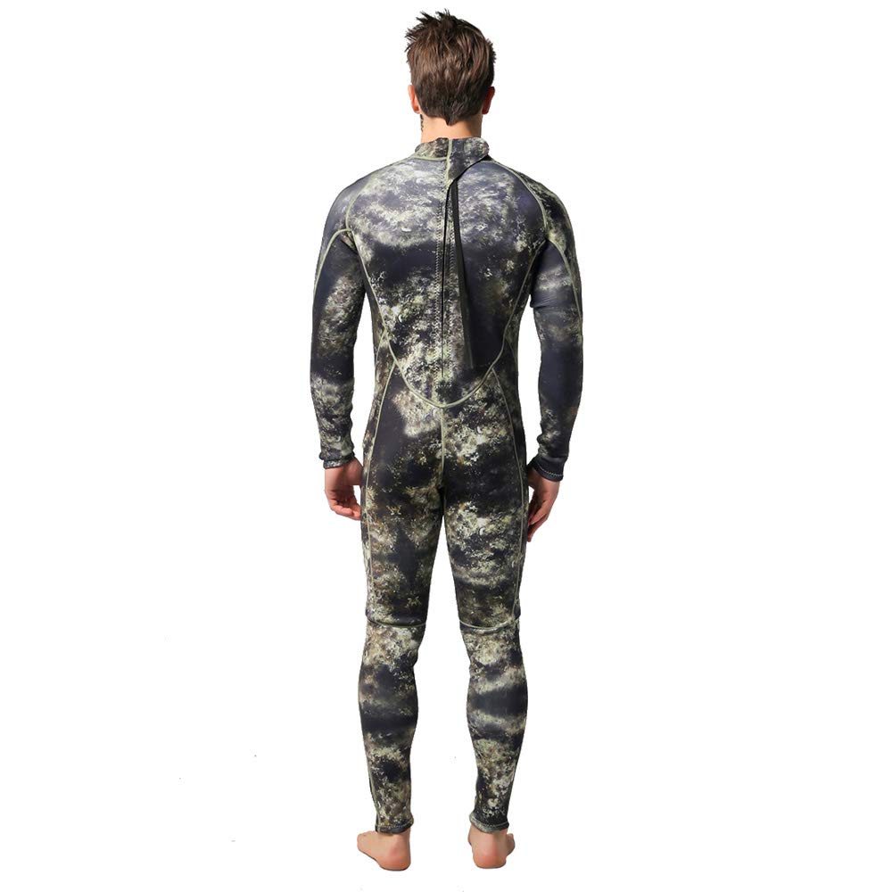 Nataly Osmann Mens 3mm /1.5mm Wetsuits Camo Neoprene Full Body Diving Suits One Piece Spearfishing Suit…