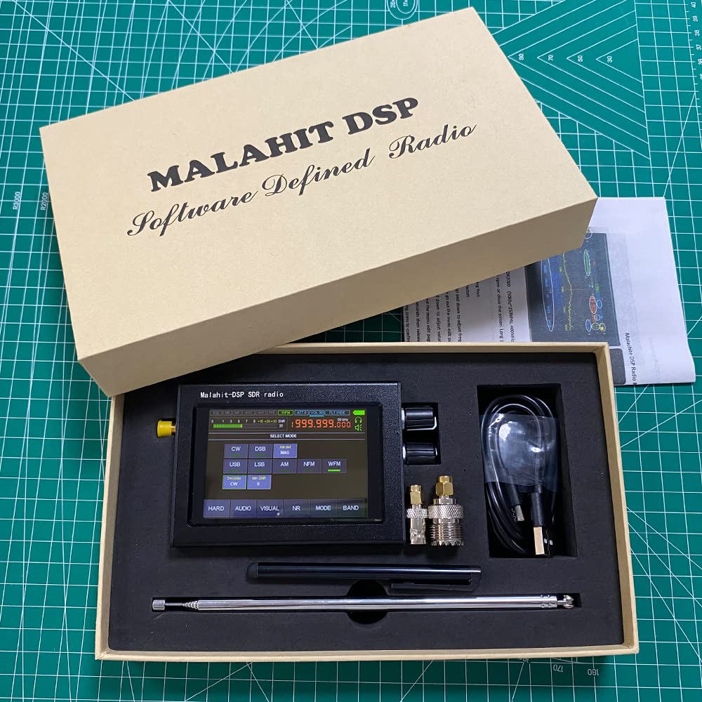 Tuidudi 50KHz-2GHz DSP SDR Receiver, 3.5 inch capacitive touch screen, aluminum alloy shell, USB connectivity