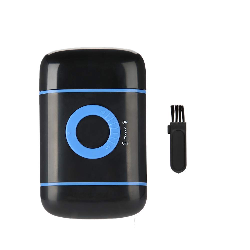 Men's Shaver, Electric Shaver Dry Battery, Electric Beard Reciprocating, Shaver Black/Blue/Red, Best Men(Blue)