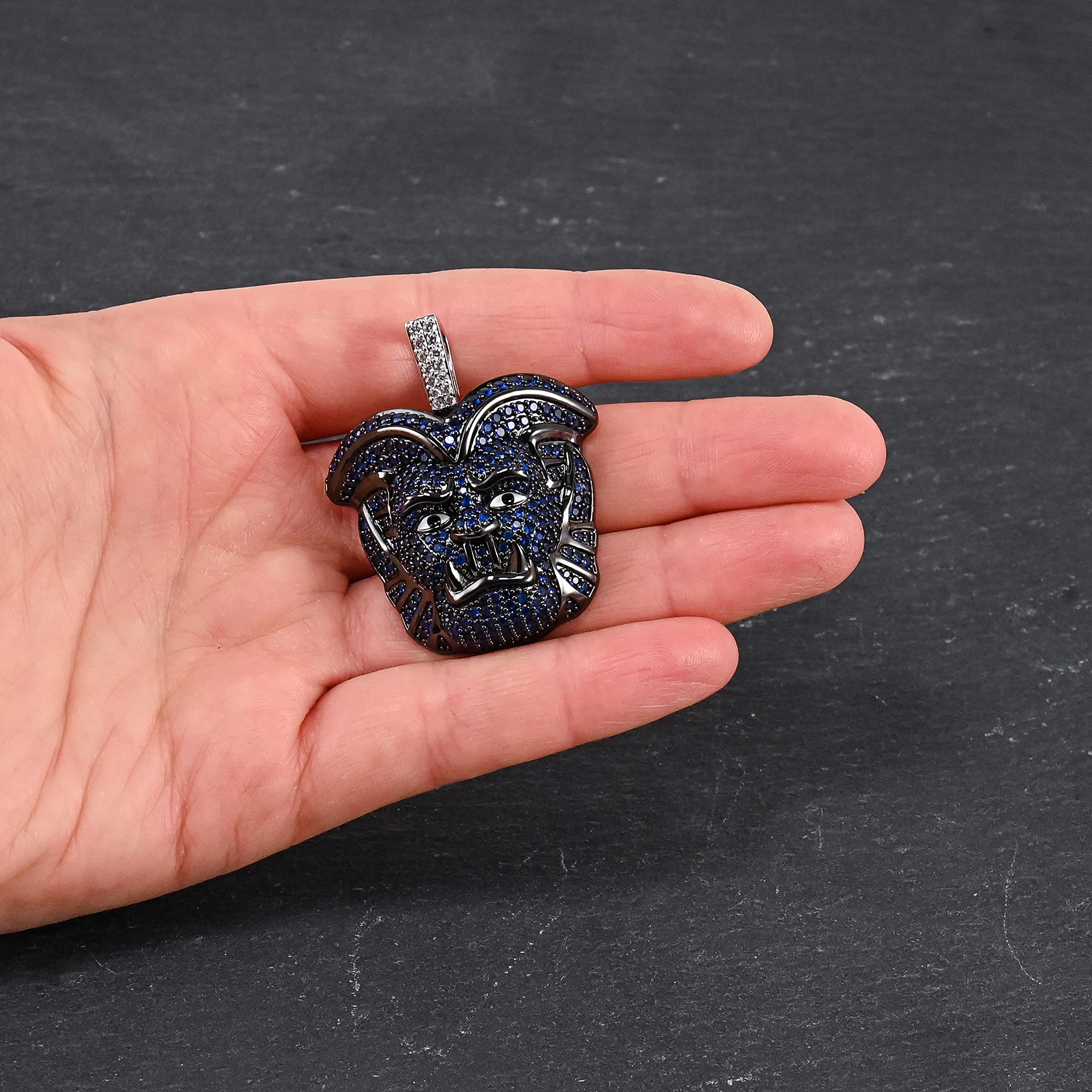The GLD Shop [Marvel Beast Head Pendant - White Gold