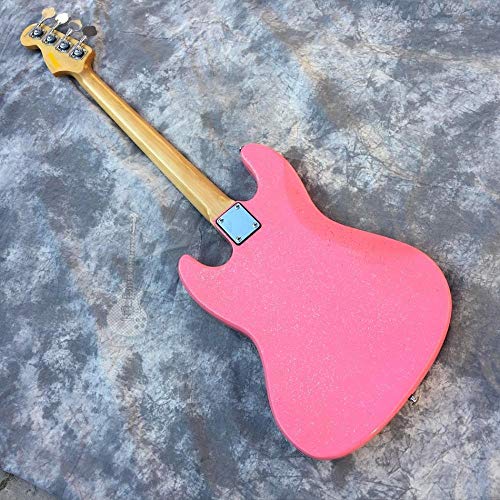 SRLIWHITE Guitar Electric Guitar Electric Guitar Pink 4 String Bass Guitar Classical Guitar Strings (Color : Guitar, Size : 41 inches)