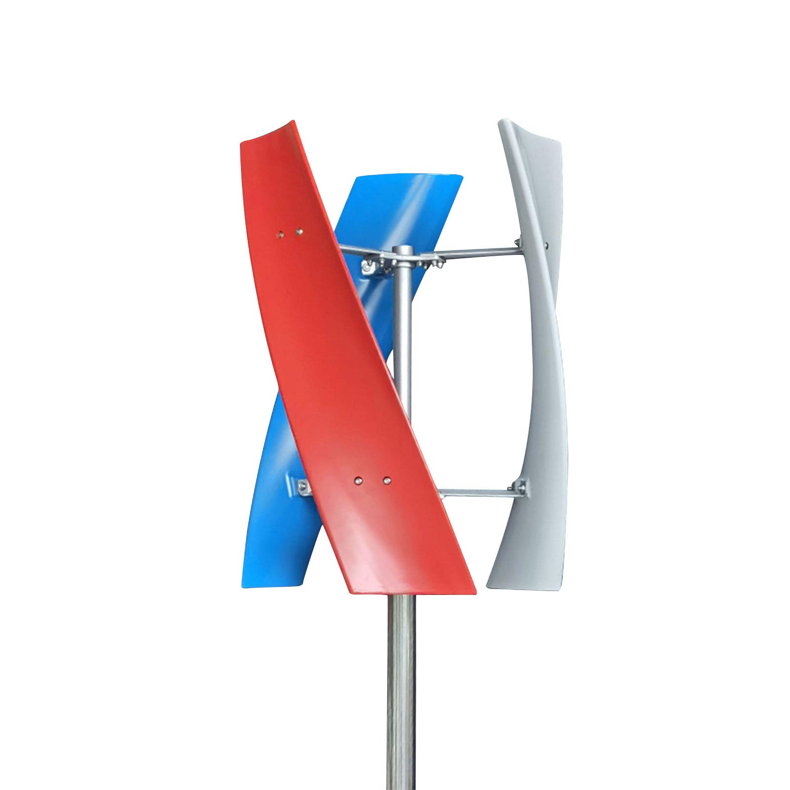 Wind Turbine Generator Kit, 400W 12V/24V 3 Blade Portable Vertical Helix Wind Power Turbine Generator Kit with Charge Controller, Nature Power System for Marine RV Home Industrial Energy