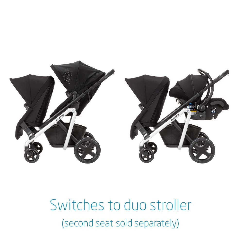 Maxi-Cosi Lila Modular Stroller Duo Seat Kit, Nomad Grey, One Size