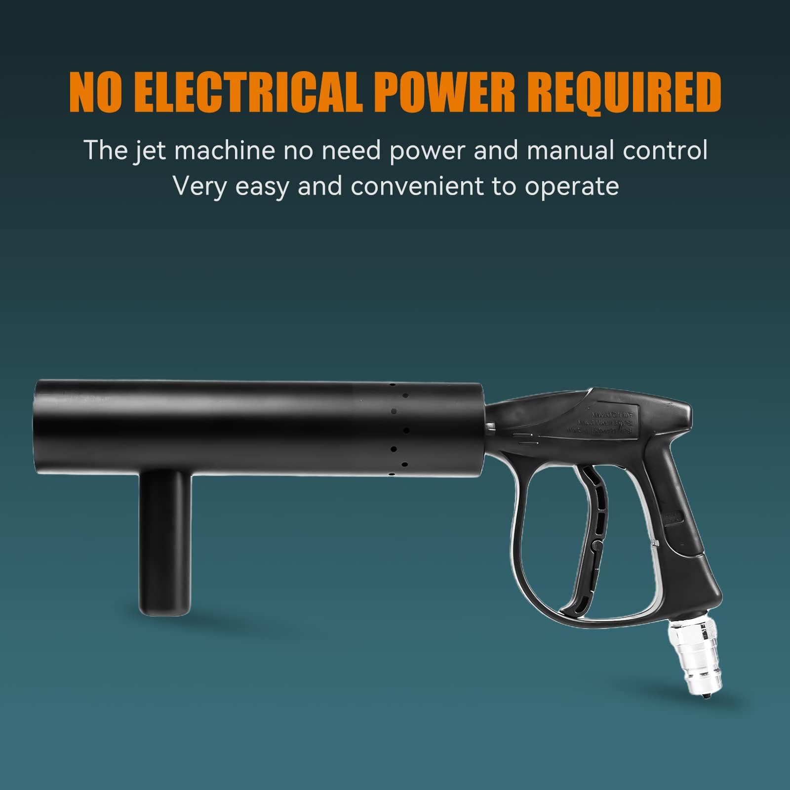 MOKA SFX Mini CO2 Handheld Blaster, CO2 Jet Machine Night Club DJ Hand CO2 Cannon