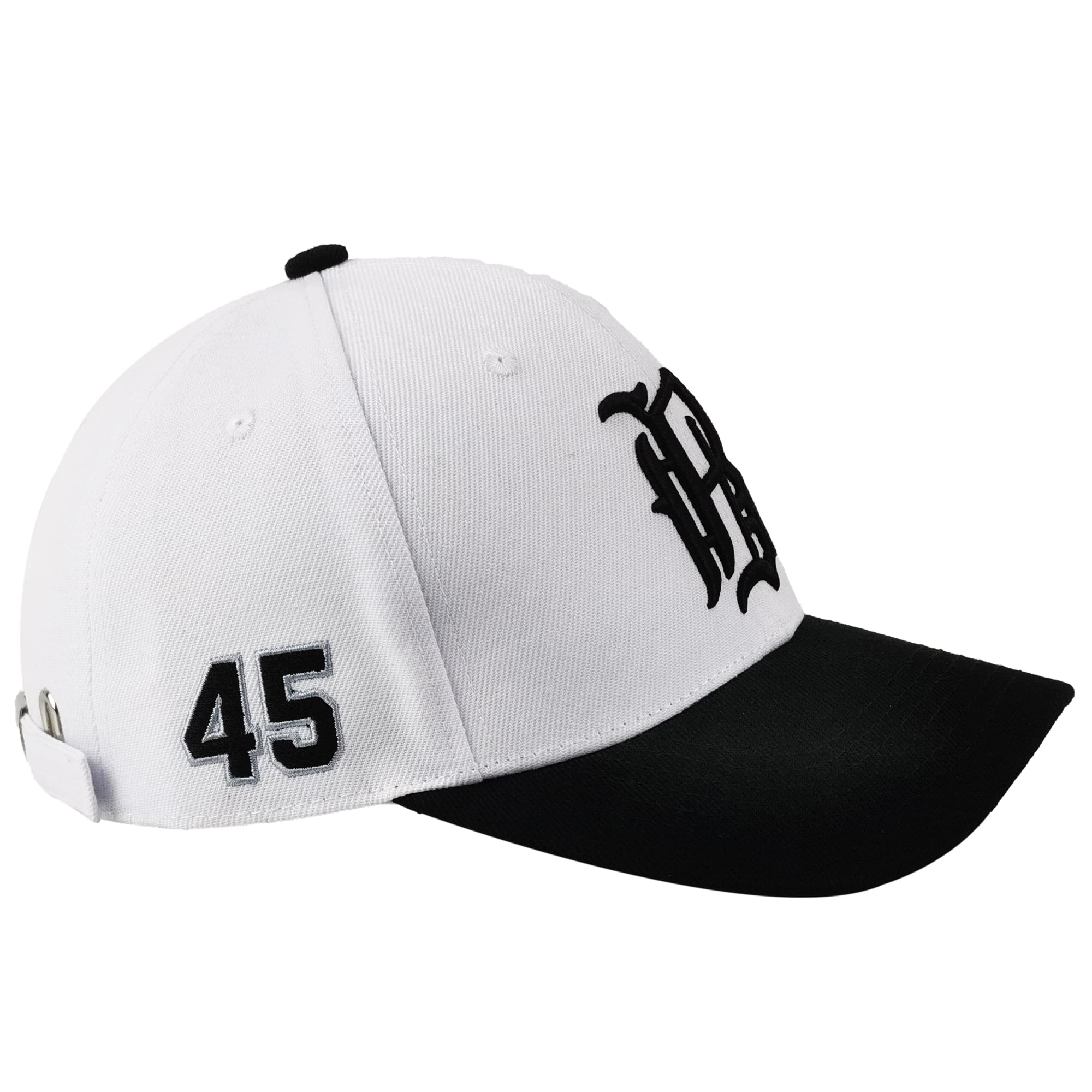 Snapback Hats for Men & Women #45 Birmingham Baron Baseball Cap Embroidered Adjustable Hat Black White