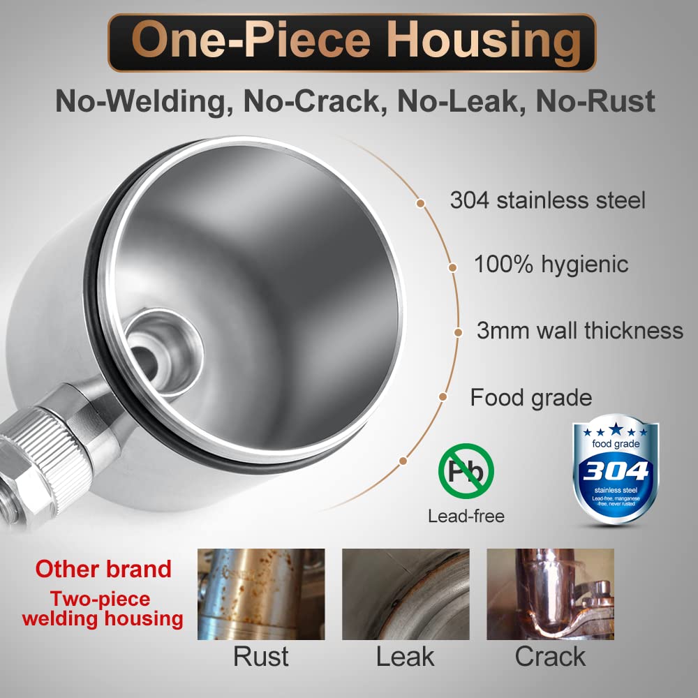 WINGSOL Faucet Water Filter Replacement Cartridge, Reduce 99.6% Lead Chlorine Odor, Alkalize Water, Mineralize Water, Multi-function NSF/ANSI 42&53, Compatible with WINGSOL Faucet Filter