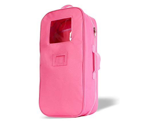 Party Zealot Doll Case for 18-inch Dolls Storage Travel Carrier Suitcase Great Fit for 18 inches Girls Doll Birthday