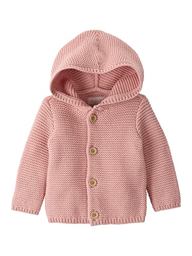 little planet by carter's unisex-baby Organic Cotton Signature Stitch Cardigan, Blush, 9 Months