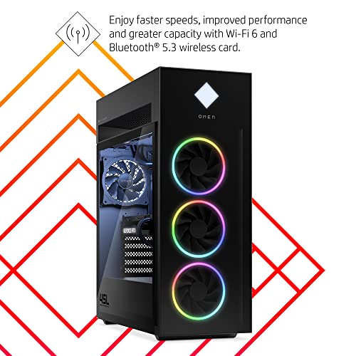OMEN 45L Gaming Desktop, Intel Core i7-13700KF, 16 GB RAM, 1 TB Solid State Drive, NVIDIA GeForce RTX 4070 Ti Graphics, Windows 11 Home, GT22-1072 (2023)