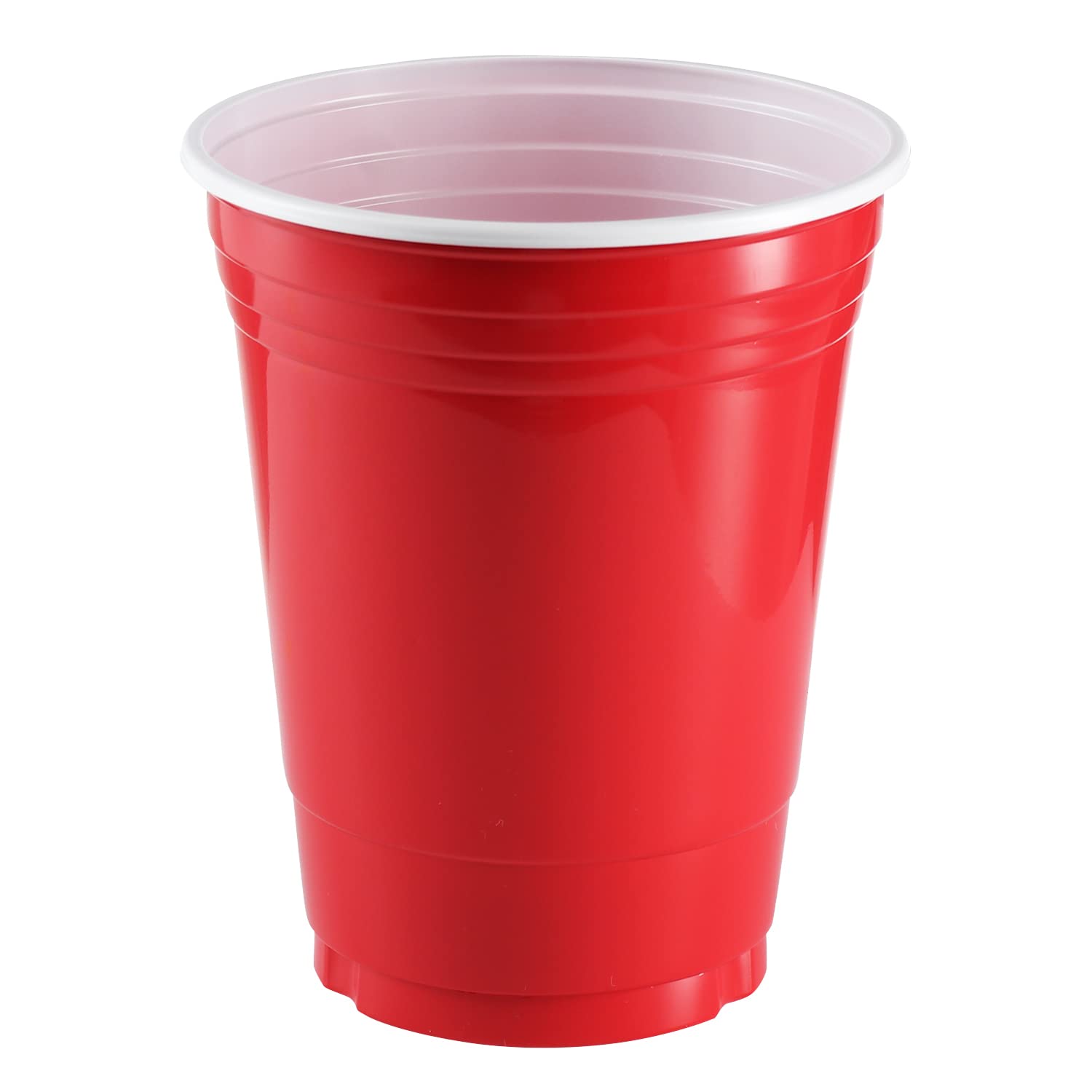 StarMar 18 oz Red Plastic Cups, [180 Pack] Large Cups, Party Cup Disposable Cup Big Birthday Party Cups