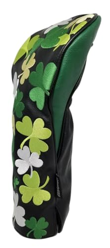 ReadyGOLF Shamrocks All-Over Embroidered Driver Headcover
